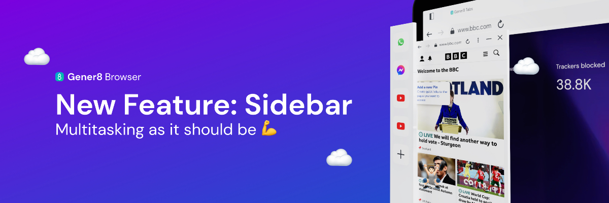 Gener8 Browser: Introducing Sidebar - Gener8