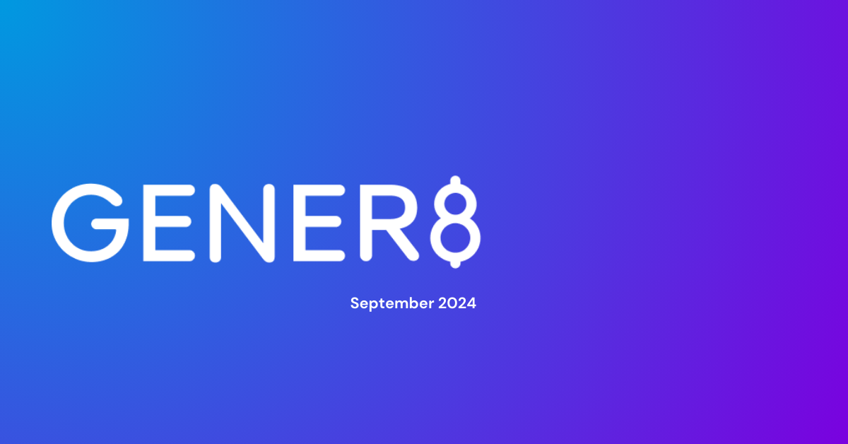 Gener8 Rewards: September 2024 - Gener8